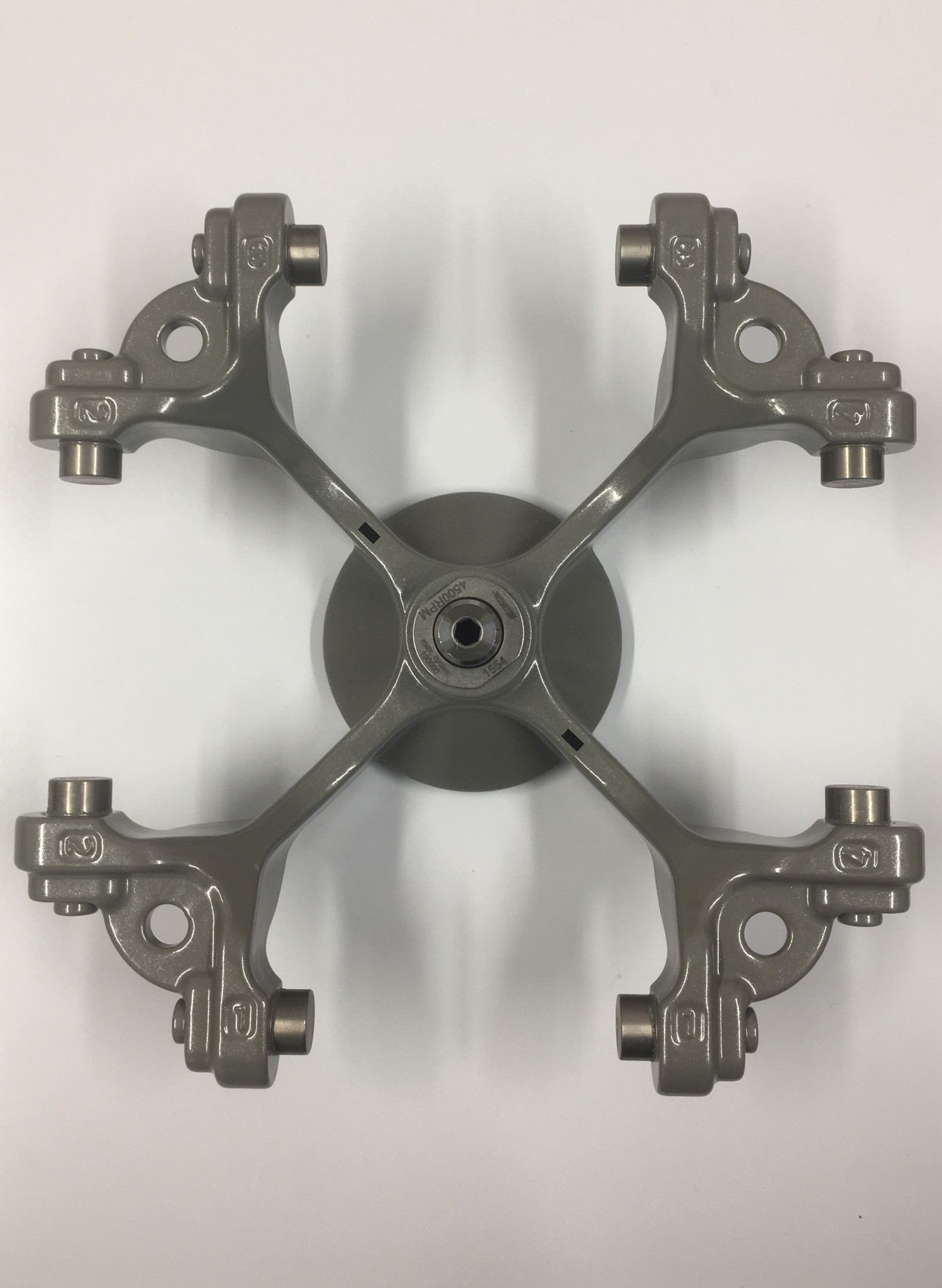 1554 Swing-out rotor 4-place, without buckets, angle 90°