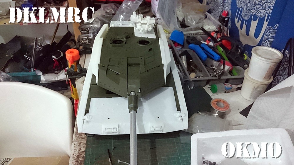 [OKMO] Leopard 2A7+ Add-on kit for 1/16 Leopard 2 rc tank