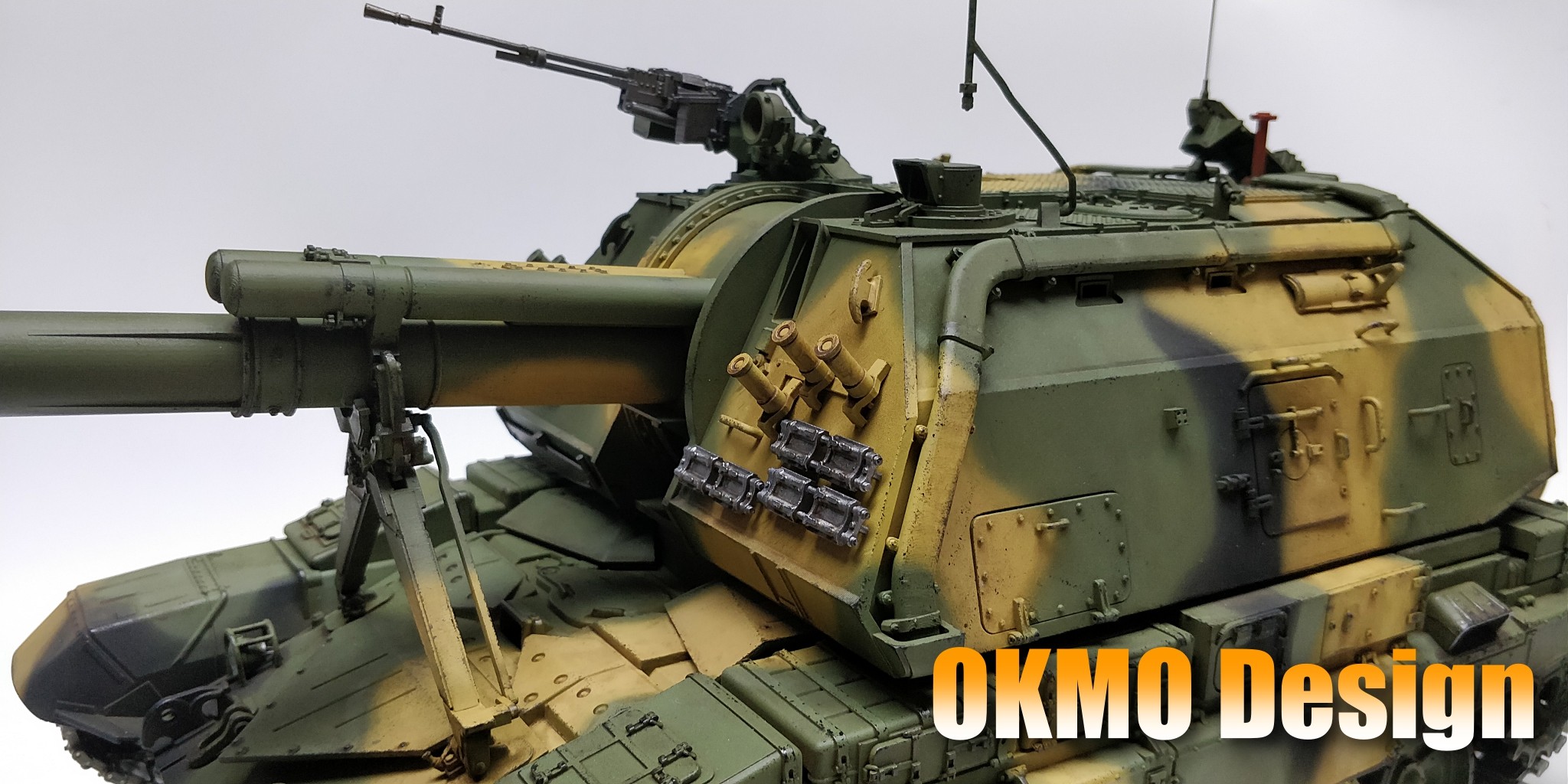 [OKMO] 1/16 Russian 2S19 MSTA conversion kit for HL T-90