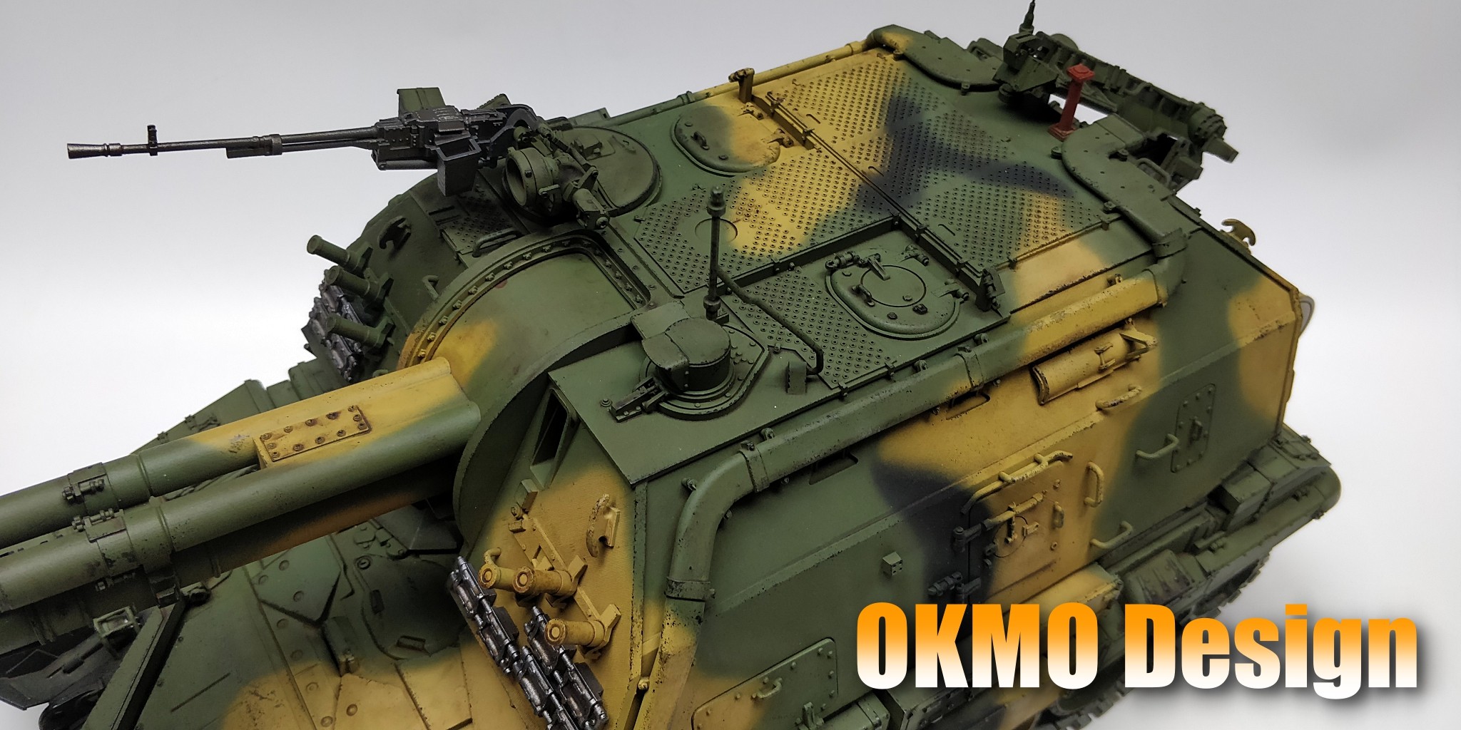 [OKMO] 1/16 Russian 2S19 MSTA conversion kit for HL T-90