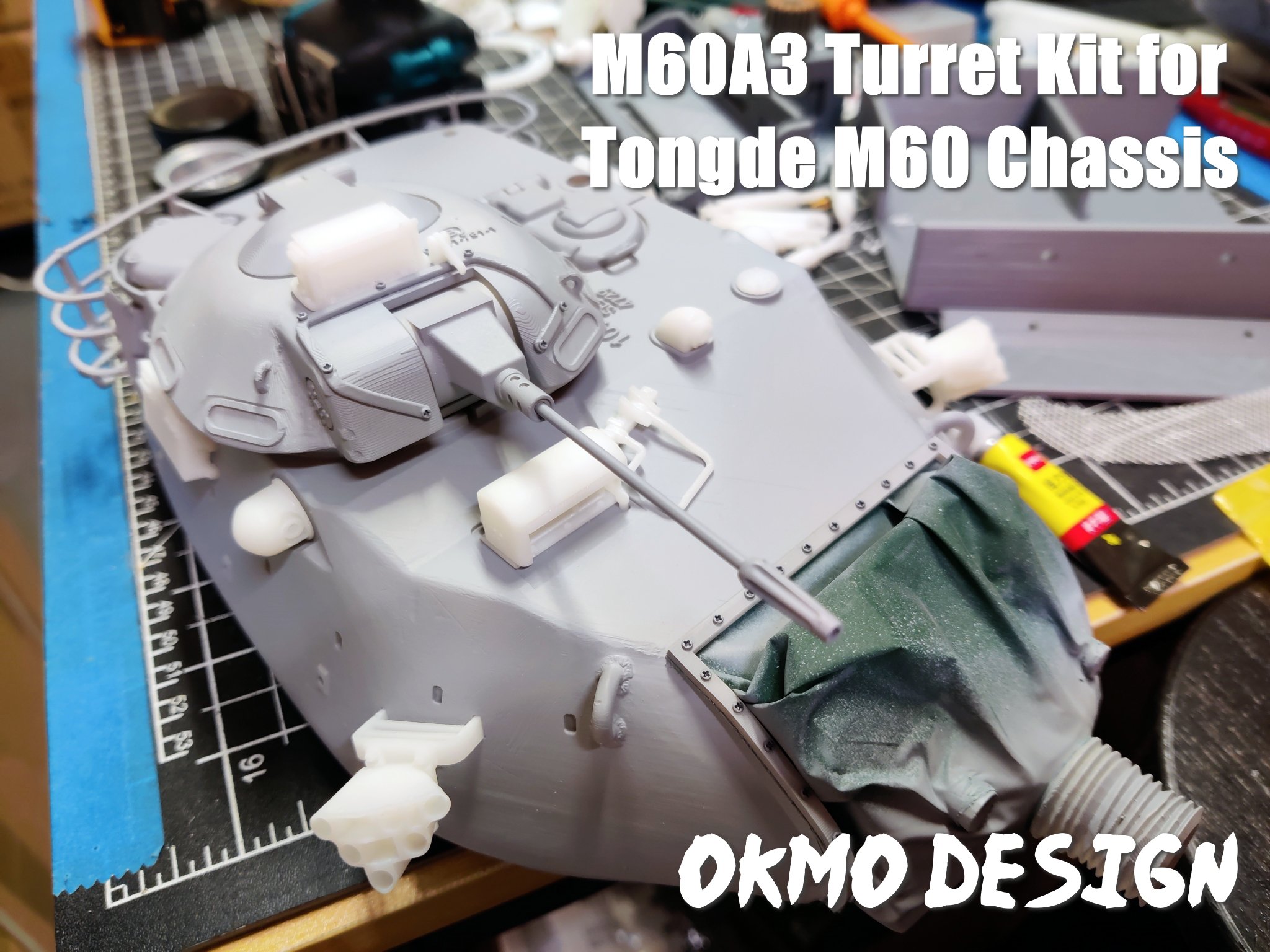 [OKMO] 1/16 M60A3 turret kit