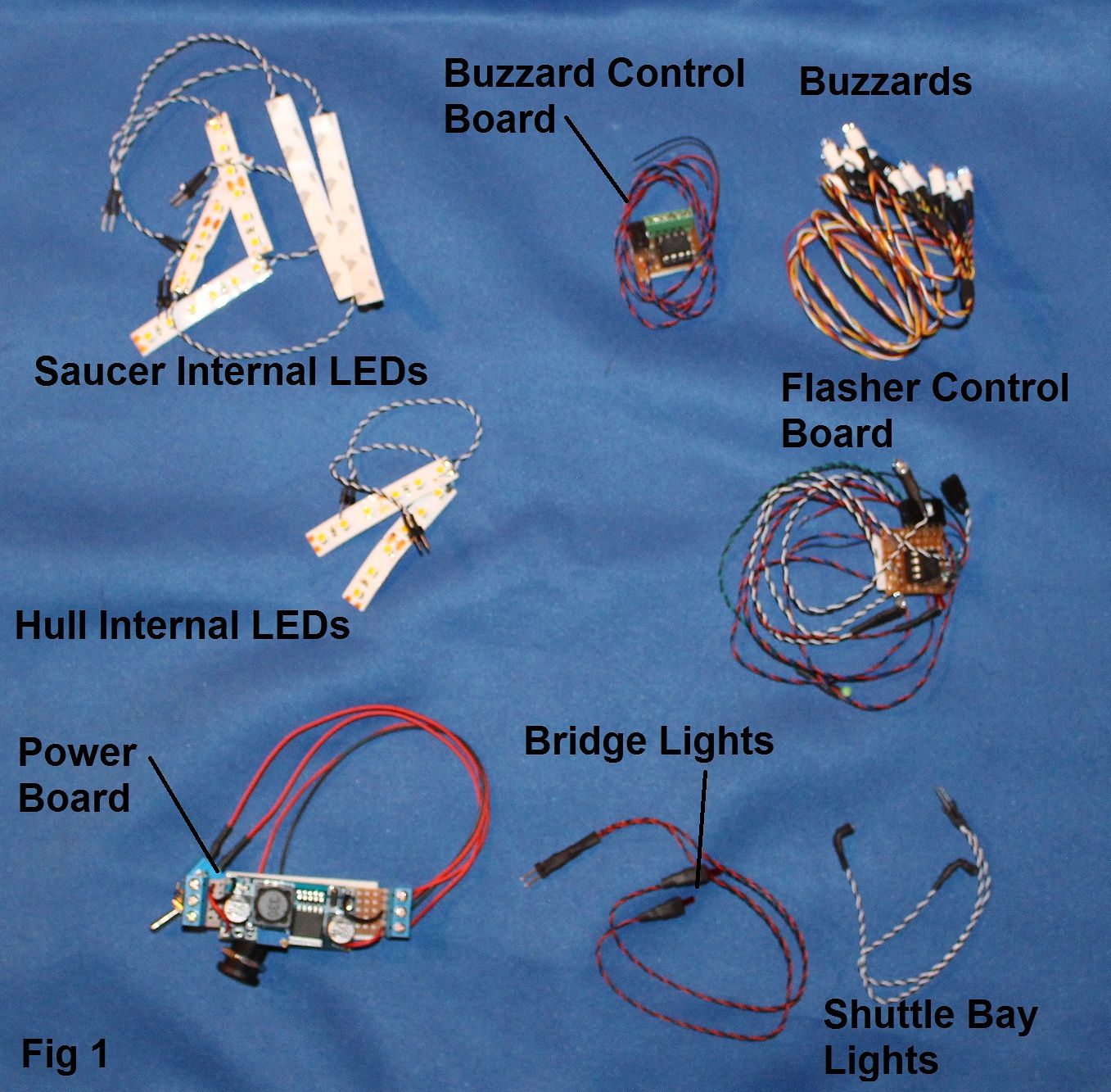 Revell 1:600 TOS Enterprise Lighting Kit