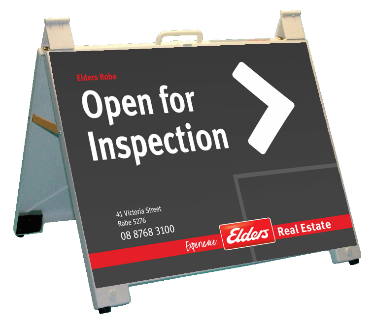 Elders Open Portable A-Frame White