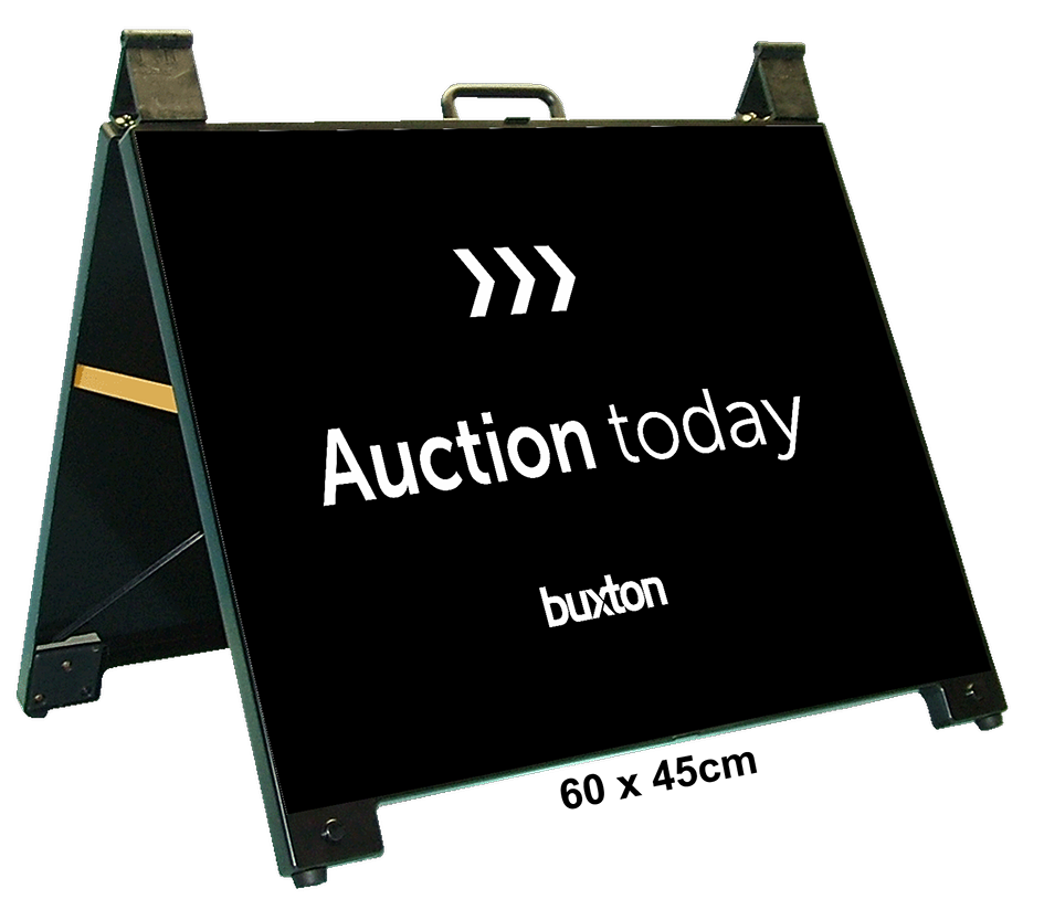 Buxton Auction Portable A-Frame Black