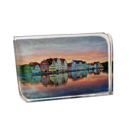 Glass Rectangle Photo Display Round Corner 100mm X 150mm