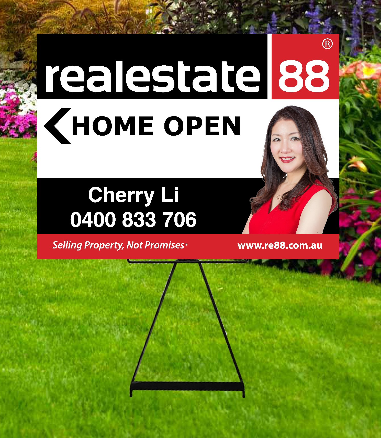 50x40cm Corflute with Spike Printed with your design