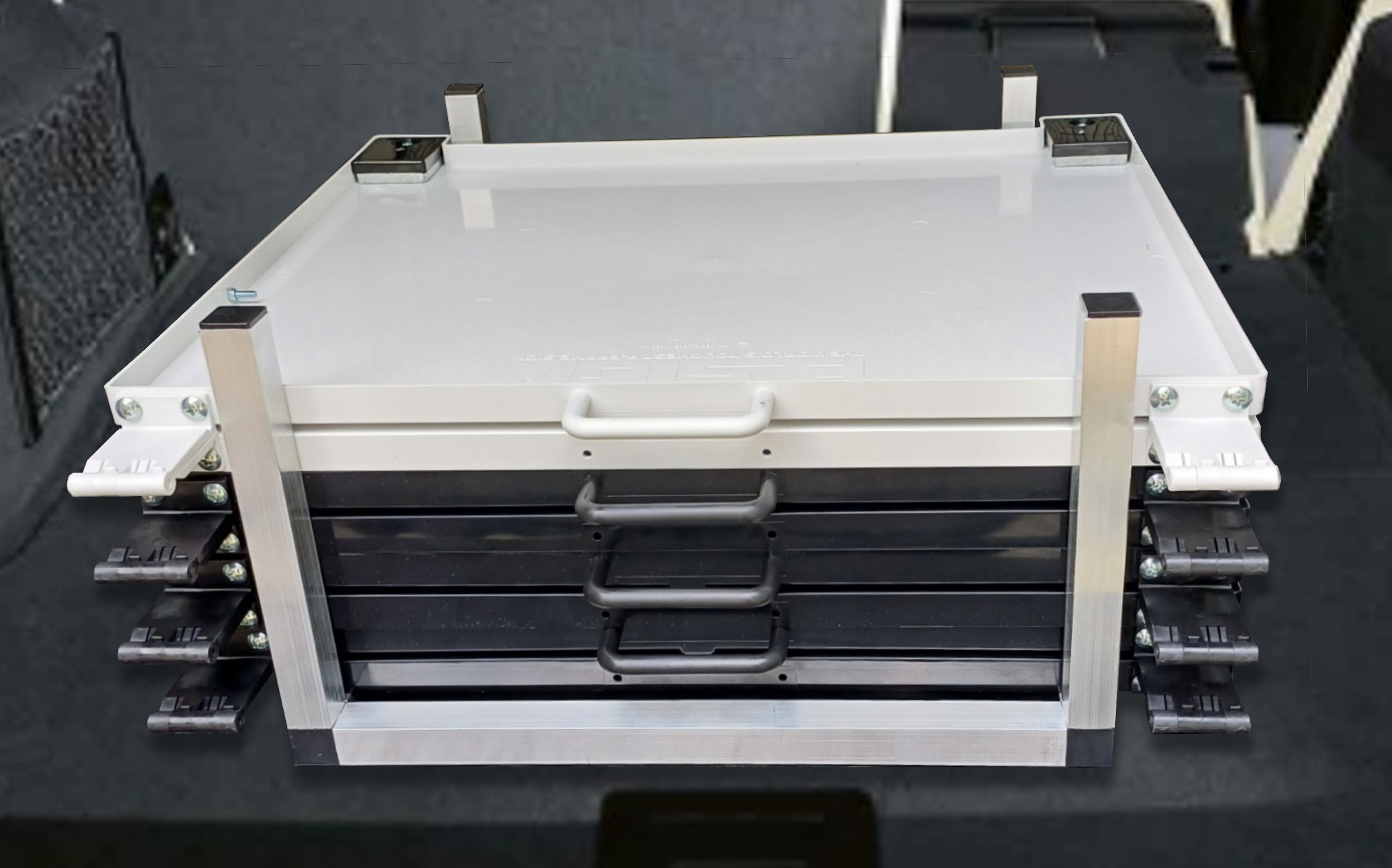 endurosign portable aframe car boot storage rack