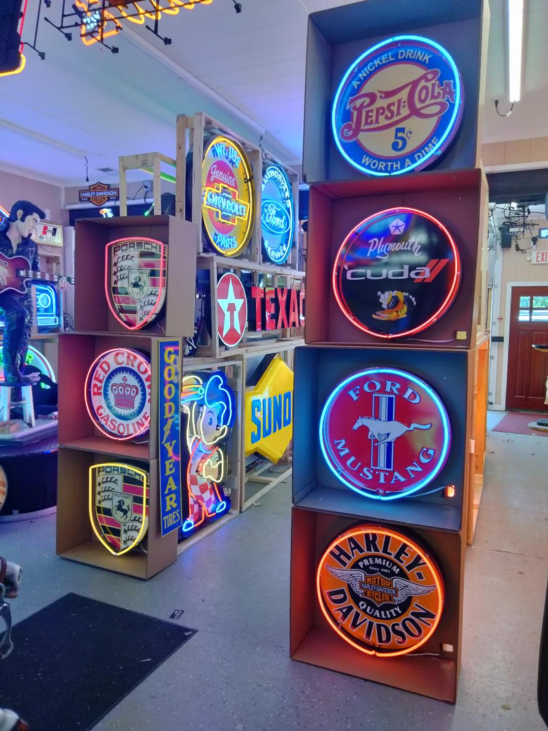 Roar With Gilmore Neon Sign 24" Full Canned