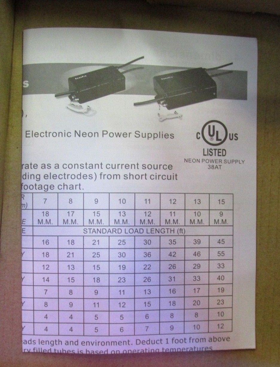 Neon Transformer 12000 Power Supply / Neon Sign Transformers