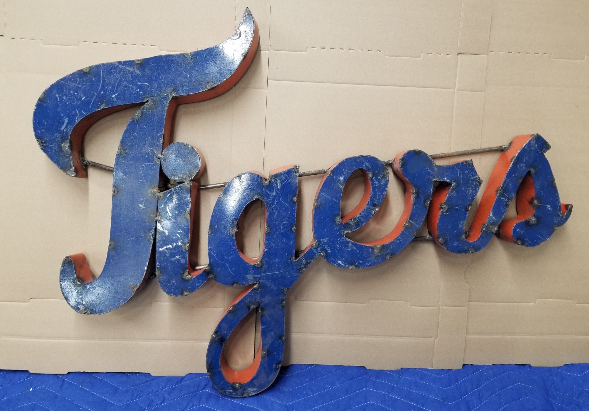 Detroit Tigers Wall Sign / Tigers Baseball Sports Signs