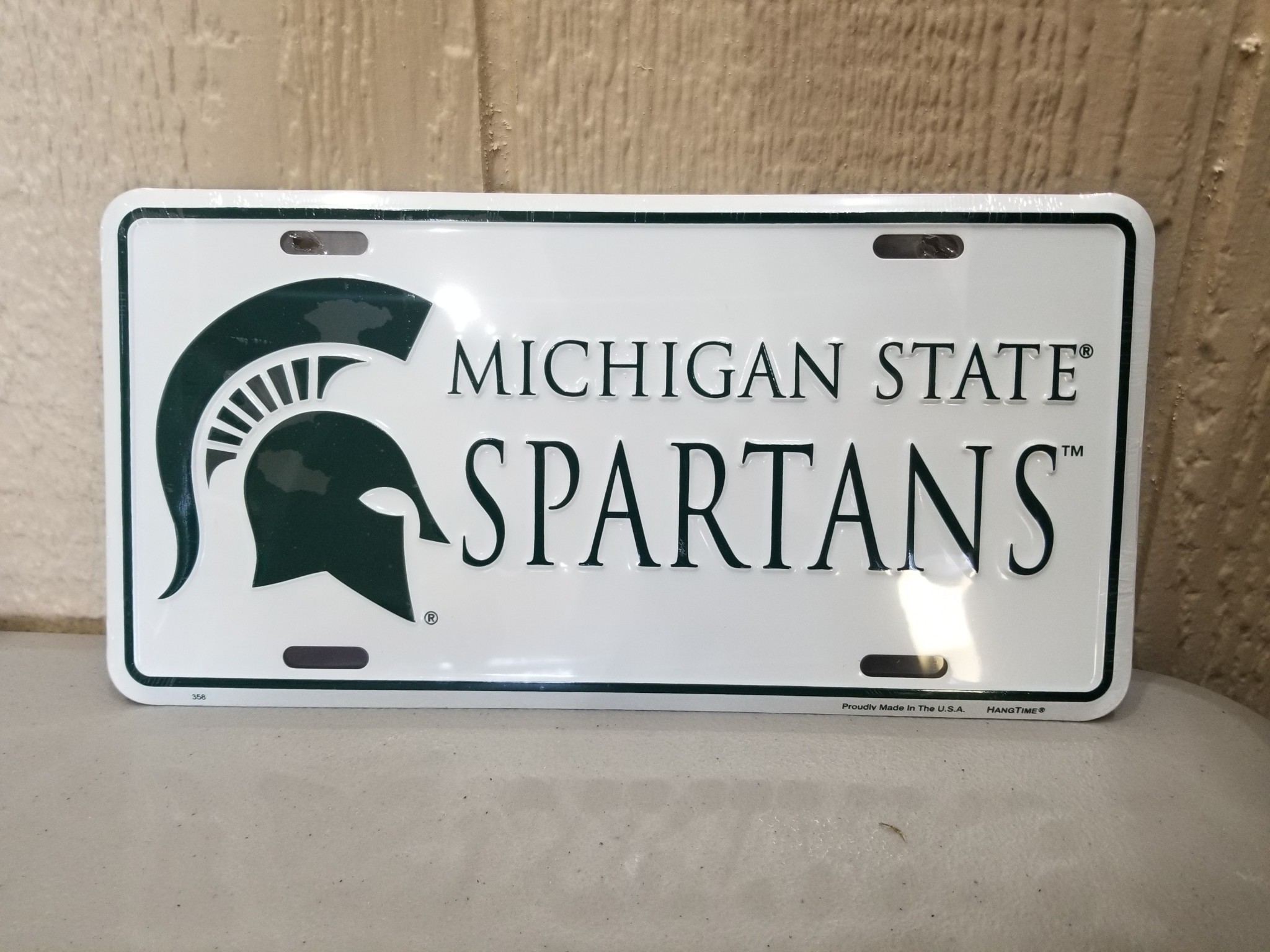 Michigan State Spartans License Plate / Eastern Michigan College Vanity ...