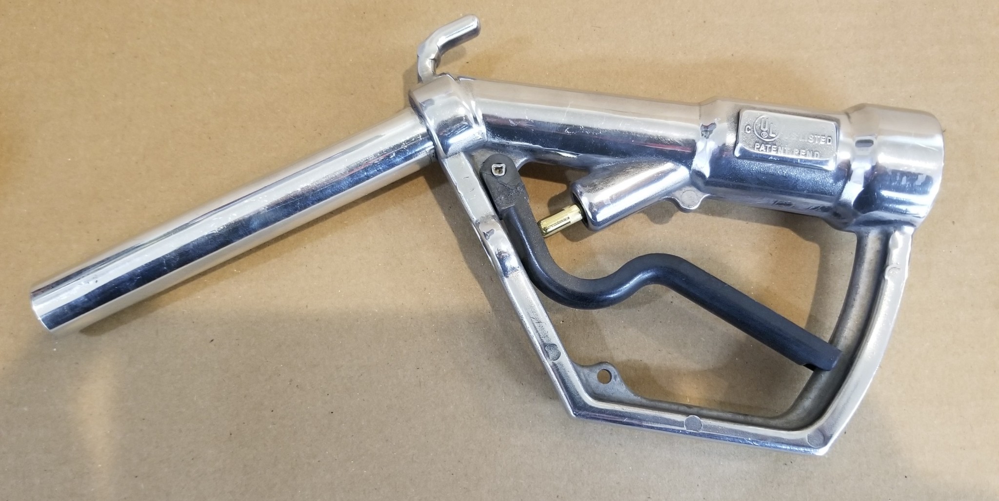 GAS PUMP NOZZLE PRO. BUFFED AND POLISHED