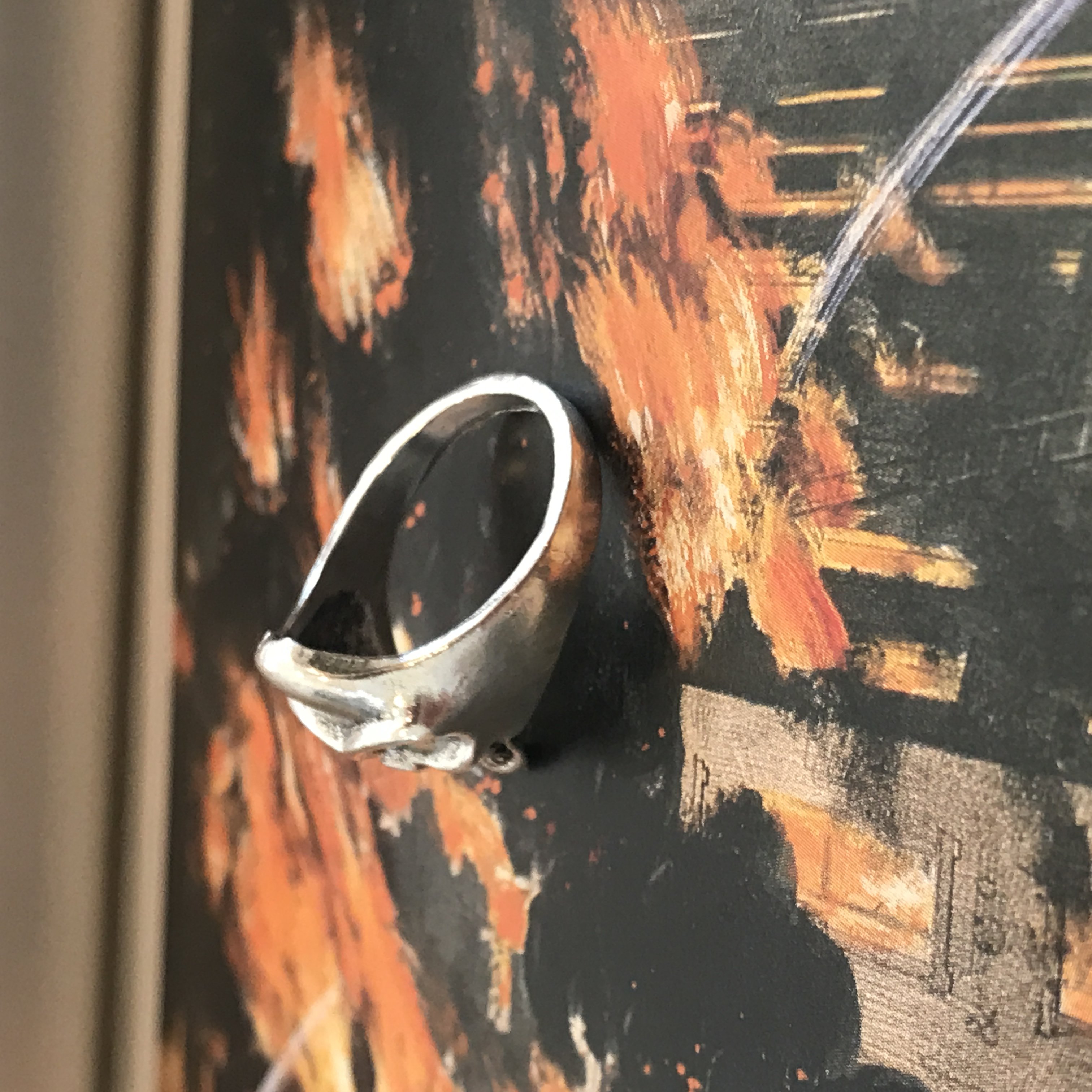 Size 8 1/4 Biker Ring 80s Biker Rings Eddie Munson Skull Ring Stranger ...