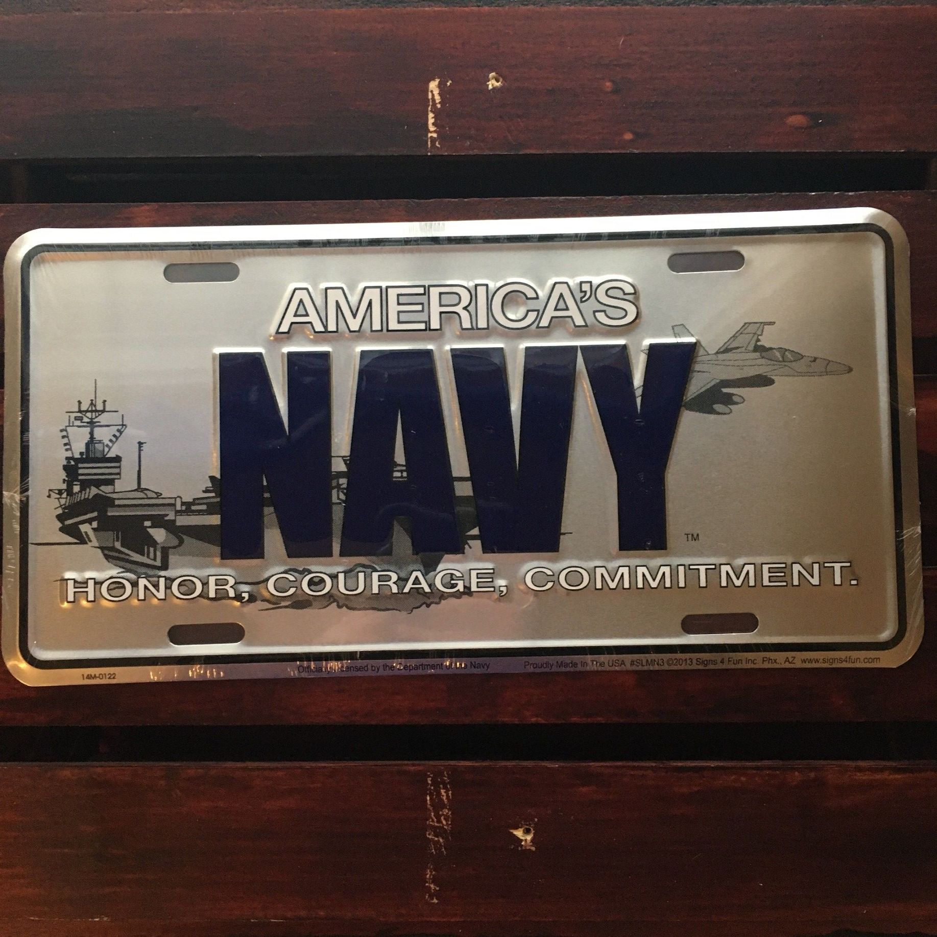 Vanity Plate / US Navy Signs / Licensed United States Navy / America’s ...
