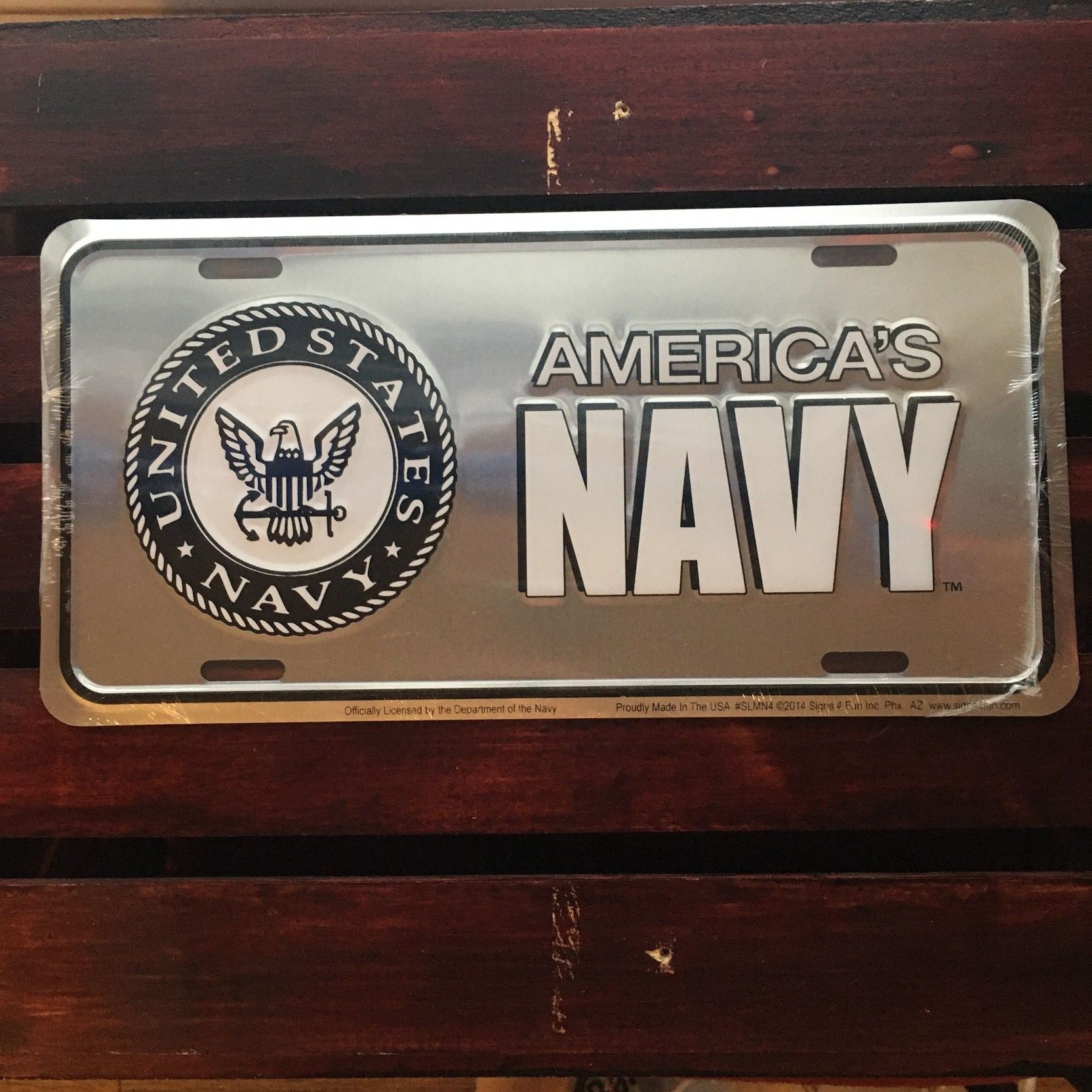 Vanity Plate / US Navy Signs / Licensed United States Navy / America’s ...