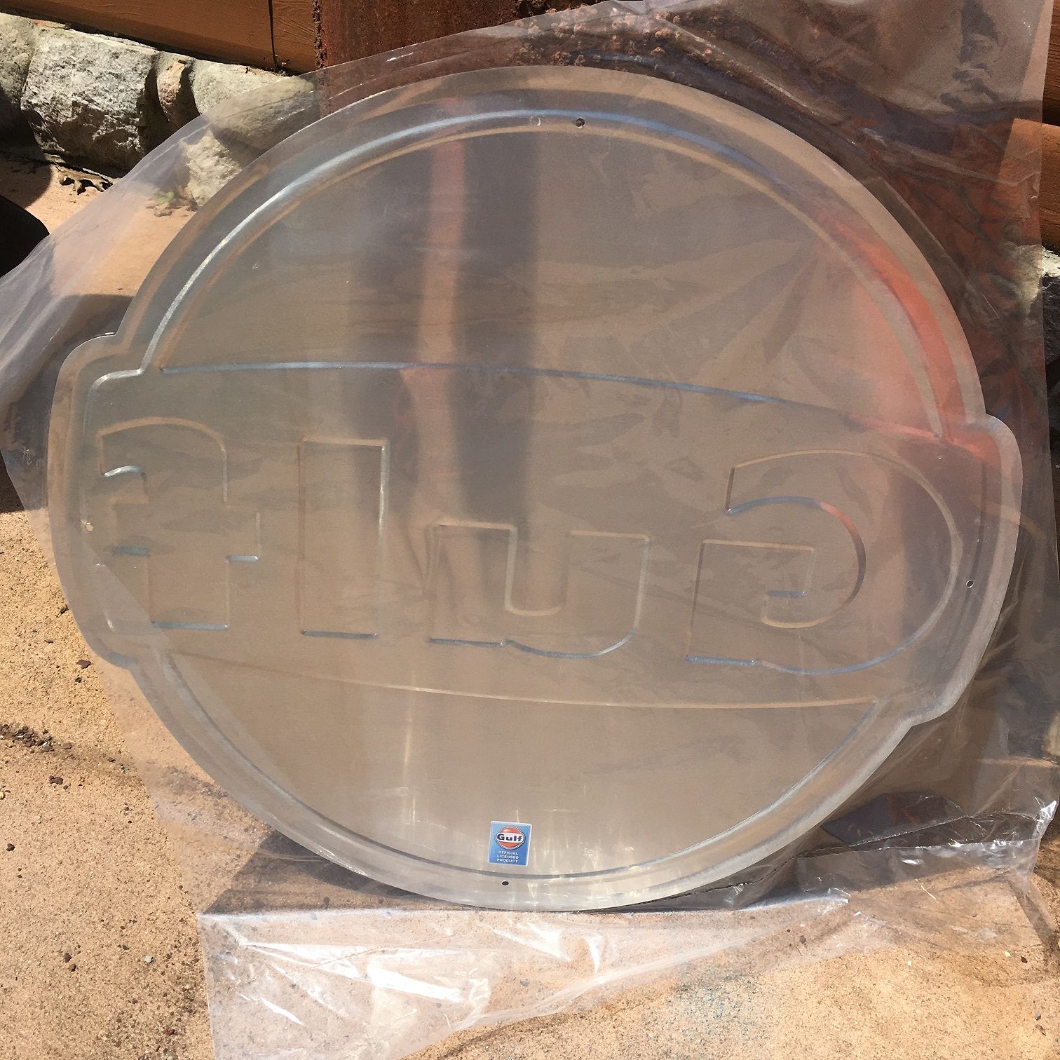 Gulf Sign New / Garage Signs for Men / Man Cave Signs / Gas and Oil ...