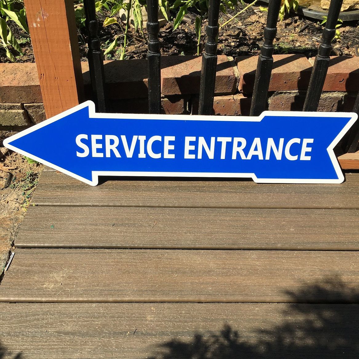 Outdoor Signs / Arrow Signs / Service Entrance Sign / Garage Signs for ...