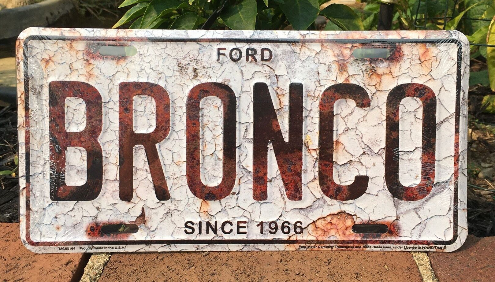 Ford Bronco License Plates / Ford Vanity Plate / Aluminum Ford Bronco ...