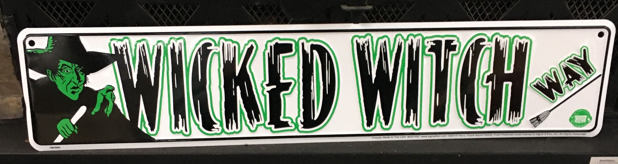 Halloween Signs / Wicked Witch Way Street Sign / Street Signs / Witch ...