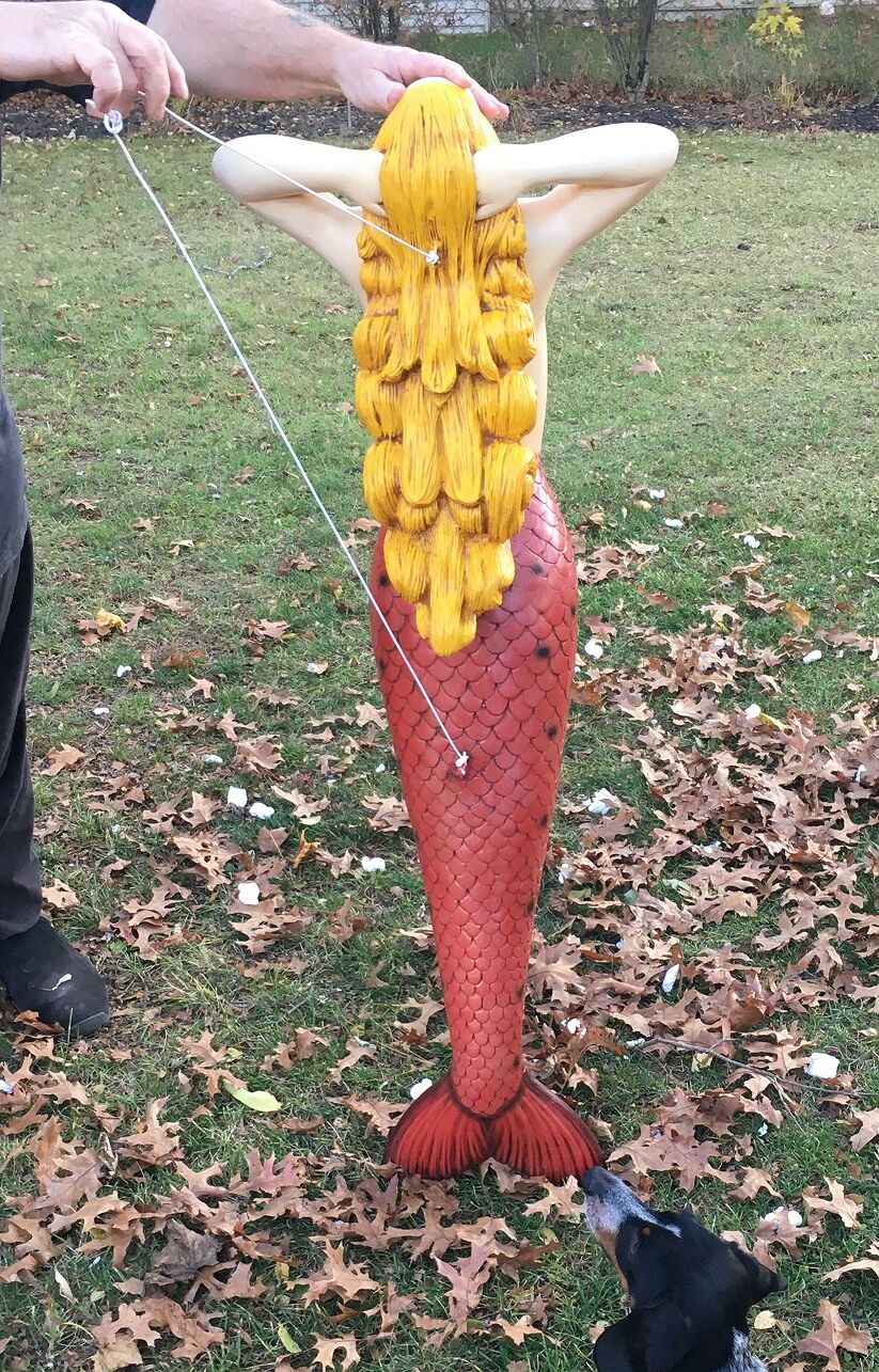 Mermaid Statue / Mermaid Decor / Mermaid Statues / Hanging Mermaid ...