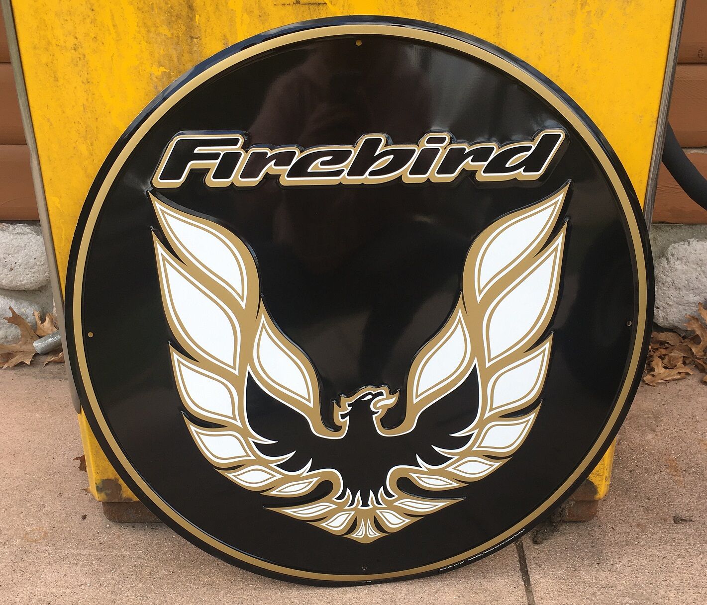 Pontiac Firebird Sign / Pontiac Firebird 24" Round Sign / Garage Signs ...