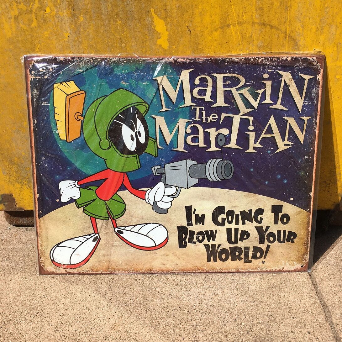 Marvin the Martian / Marvin the Martian Signs / Looney Tunes Sign ...