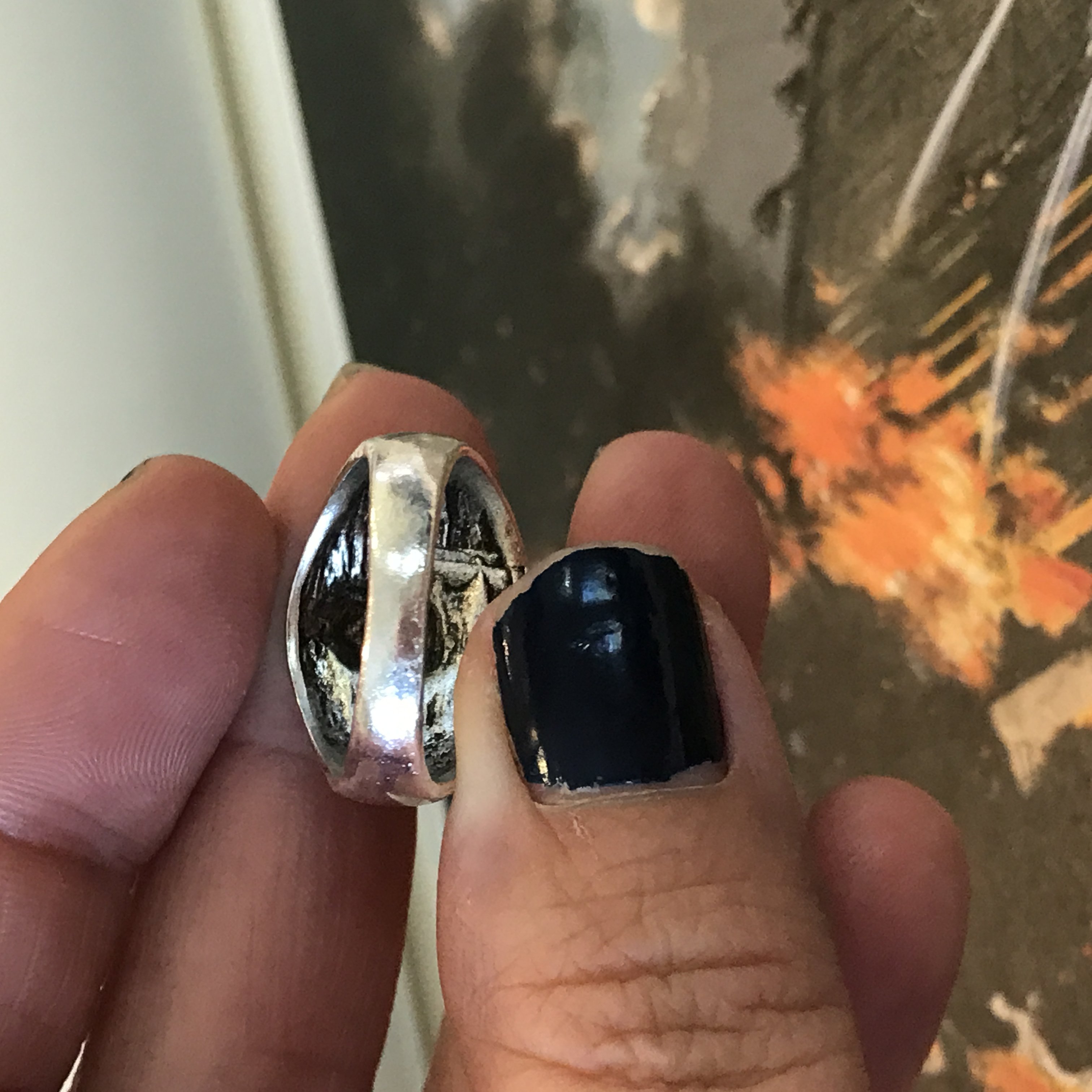 Size 7 3/4 Biker Ring 80s Biker Rings Eddie Munson Skull Ring Stranger ...