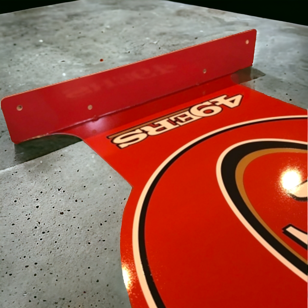 Flange Signs / Football Signs / Football Gifts / 49ers / San Francisco ...