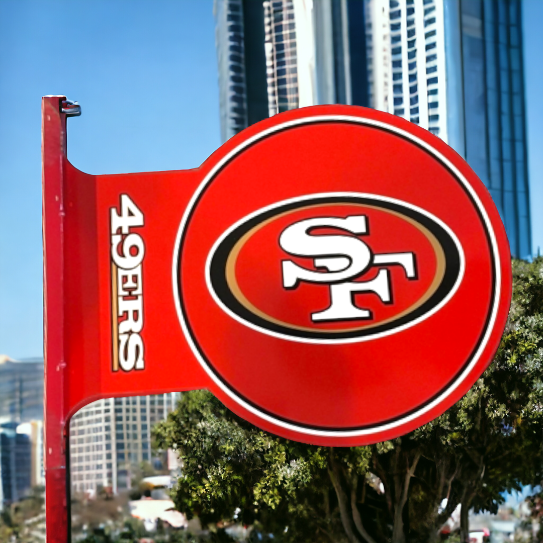 Flange Signs / Football Signs / Football Gifts / 49ers / San Francisco ...
