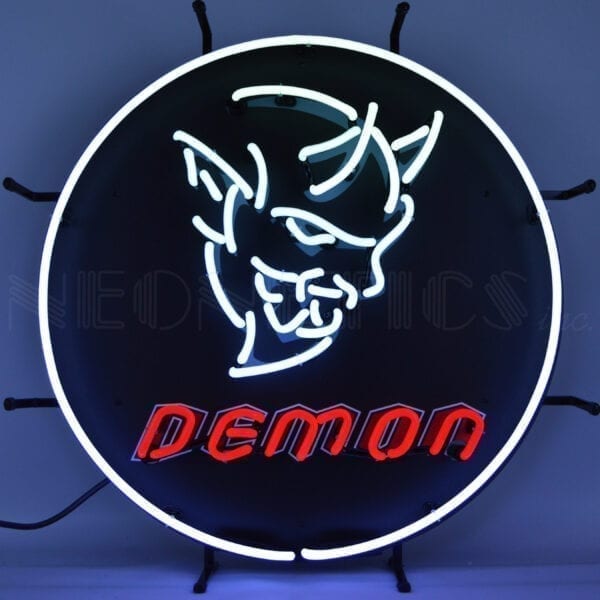 Licensed Demon Neon Sign / Dodge / Dodge Demon Neon Signs