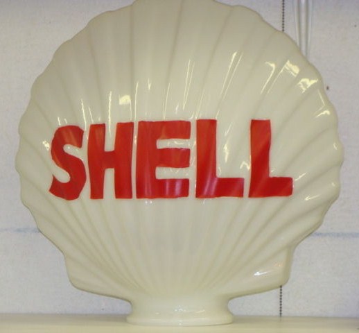 Reproduction Shell Gas Pump Globe