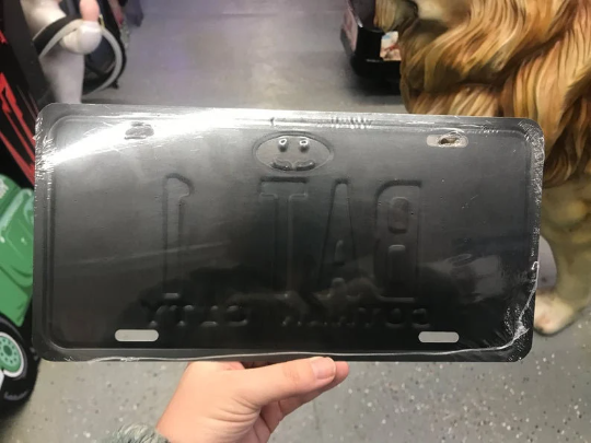 Batman License Plate Batman Vanity Plate Batman Signs Batman Gotham ...