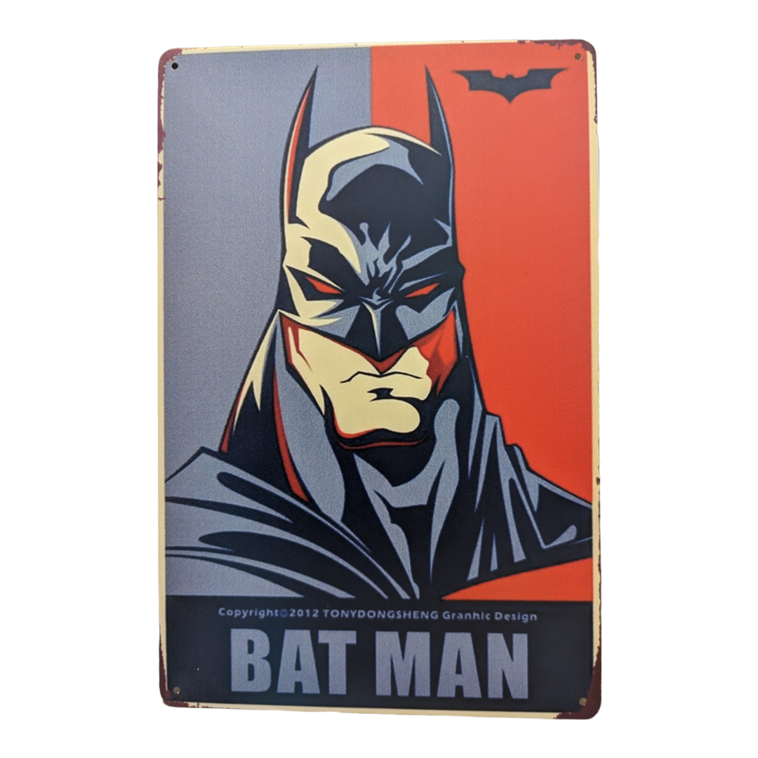 Batman / Marvel Signs / Superhero sign / Movie Signs