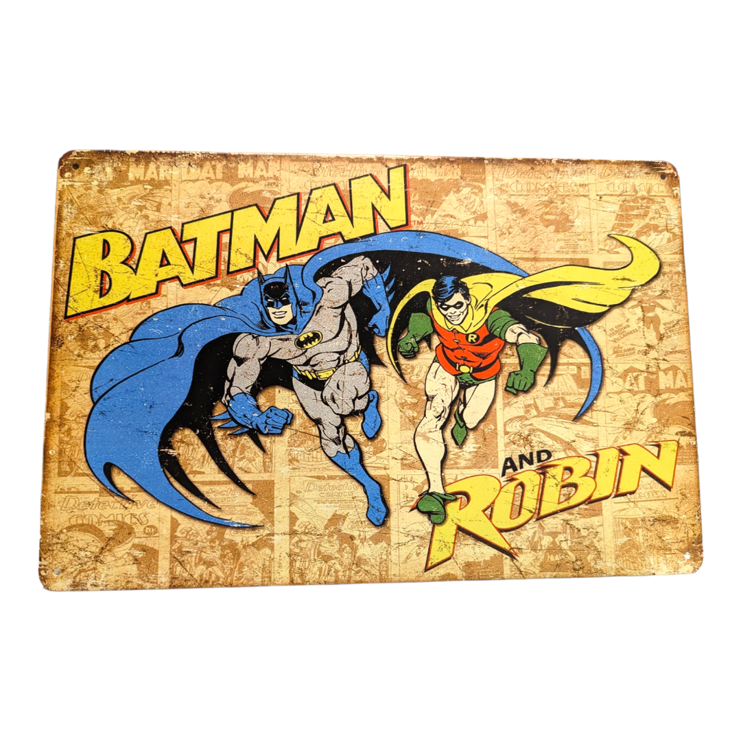 Batman And Robin Sign / Marvel Comic Signs / Batman Signs