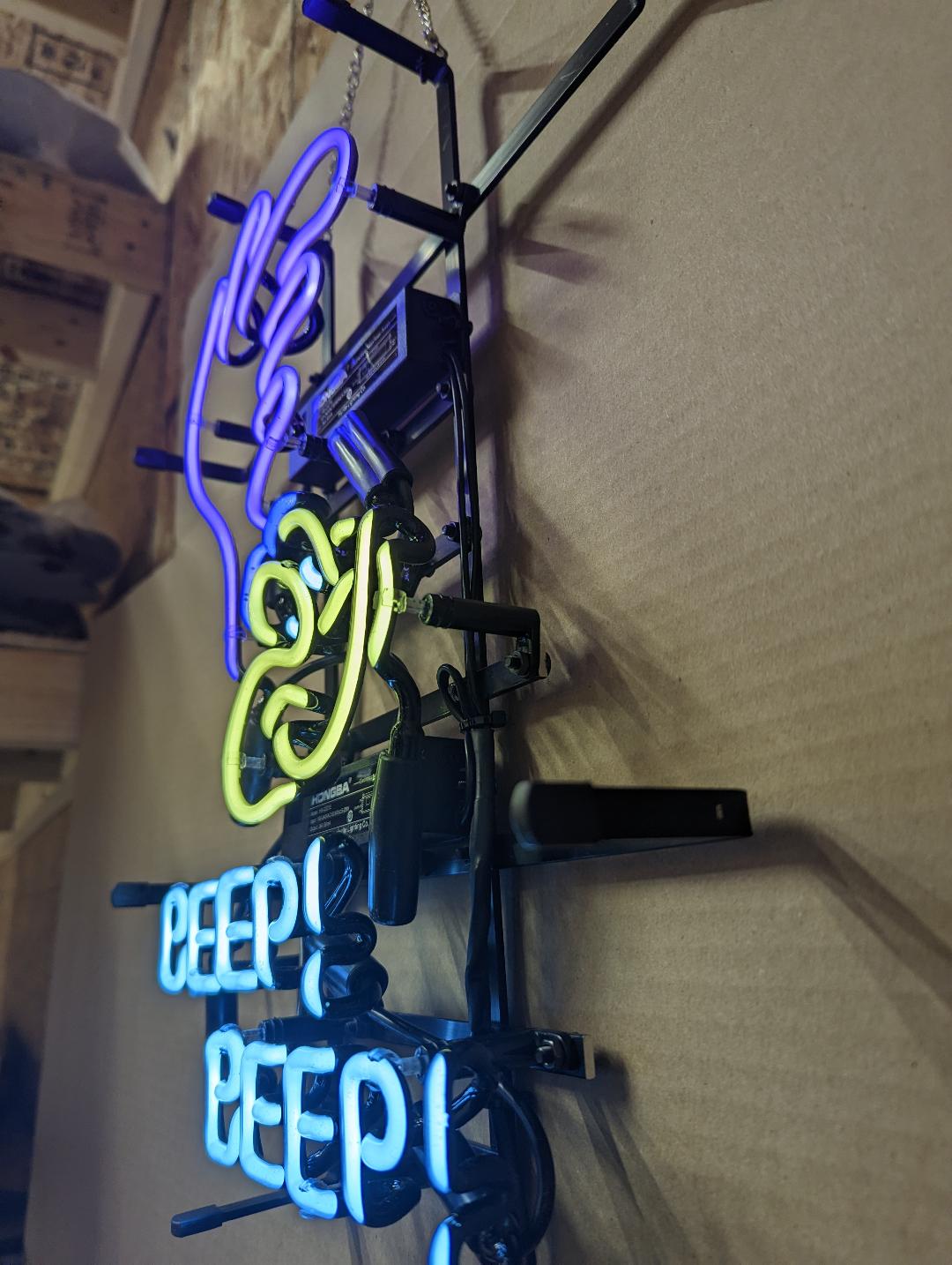 Beep Beep Neon Sign / Road Runner Neon Signs / Cartoon Neon Signs ...