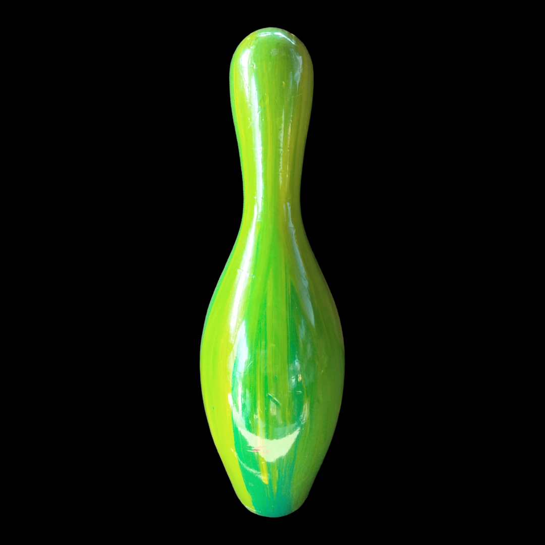 Unique Painted Bowling Pins / Creepy Cartoon Bowling Pins