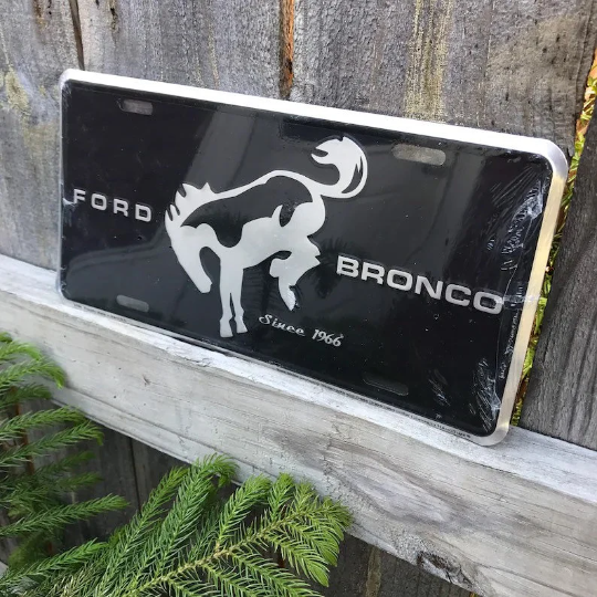 Ford Bronco License Plate / Bronco Vanity Plate / Car Sign