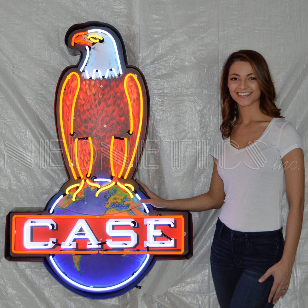 Case Eagle Neon Sign / Case Neon Signs