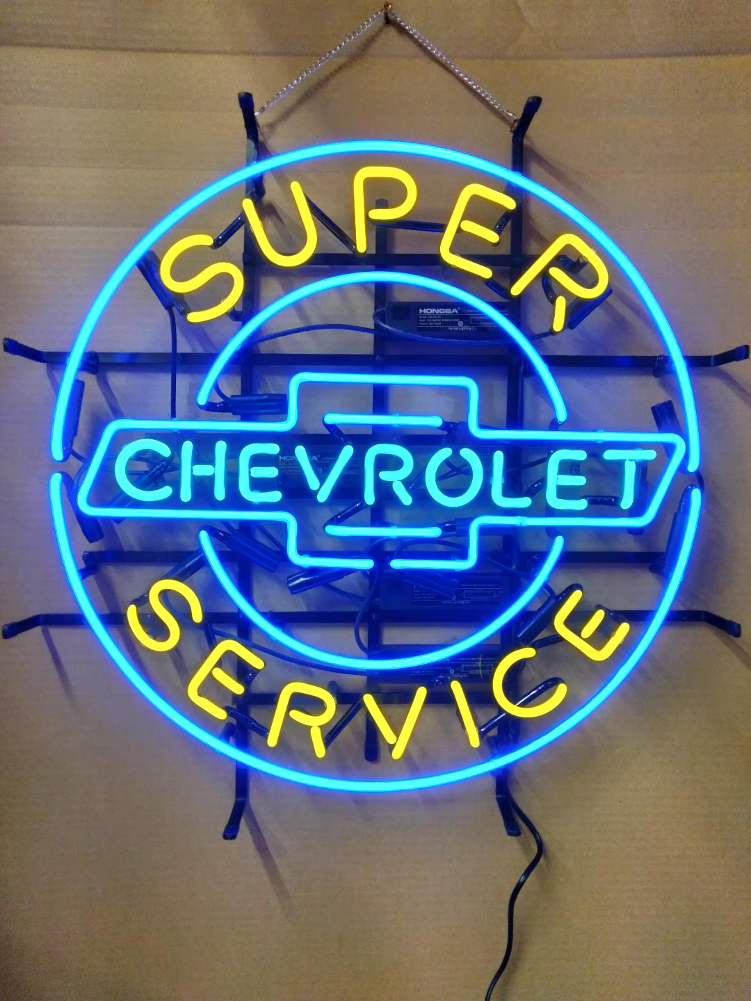 Chevrolet Neon Sign / Super Chevy Signs