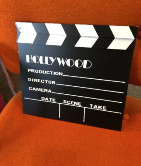 Movie Clap Board / Hollywood Clap Board / Clapperboard / Movie Cut ...