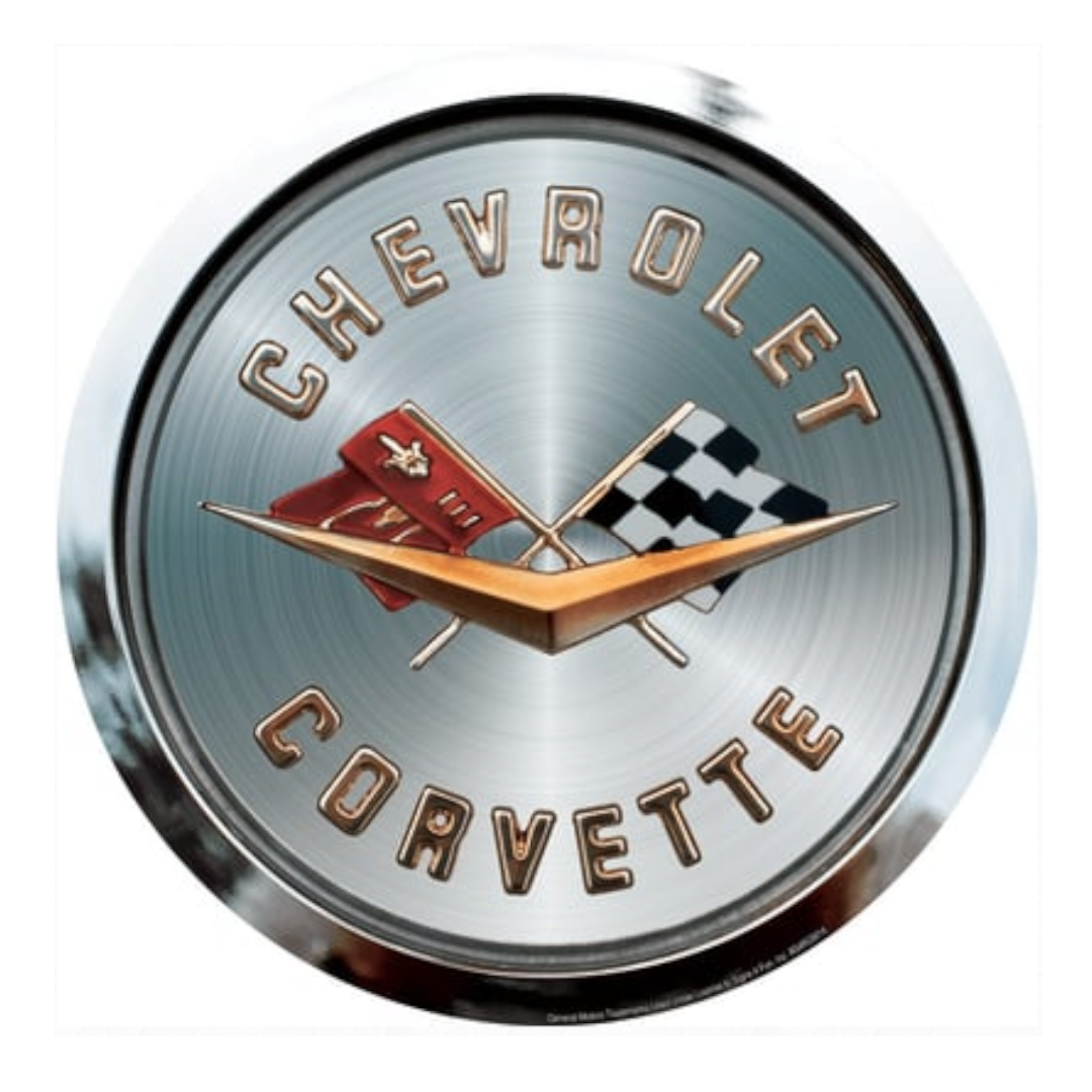 12" Chevrolet Corvette Sign / Chevy Corvette Signs