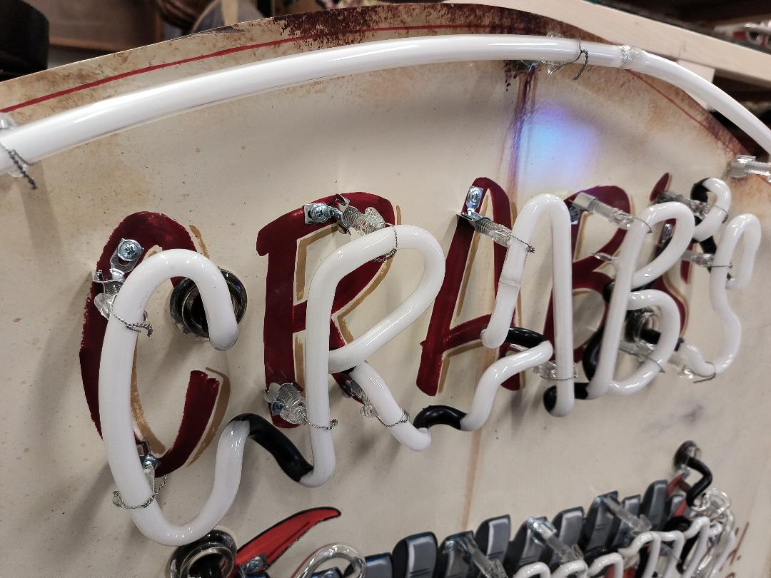 Custom Crab's Speed Shop Neon Sign / Crabs Mechanic Signs