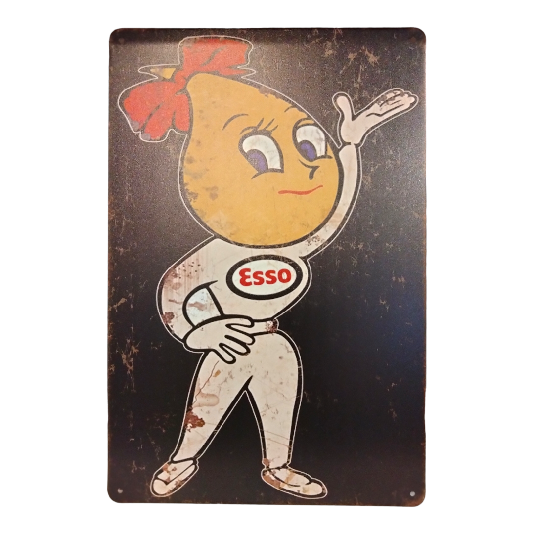 Esso Girl Sign / Esso Sign / Esso Garage Signs