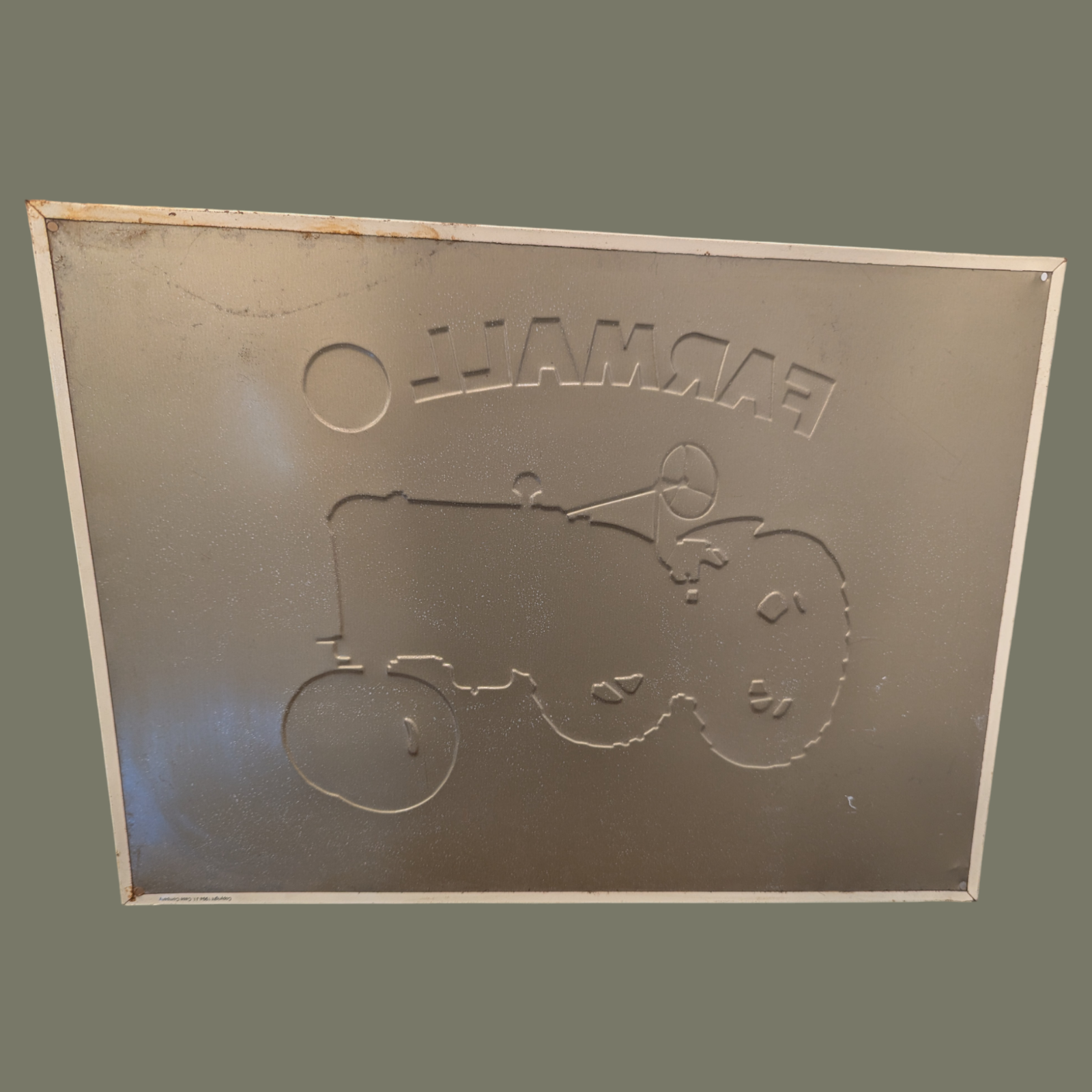 Farmall Sign / Embossed / Tractor Signs