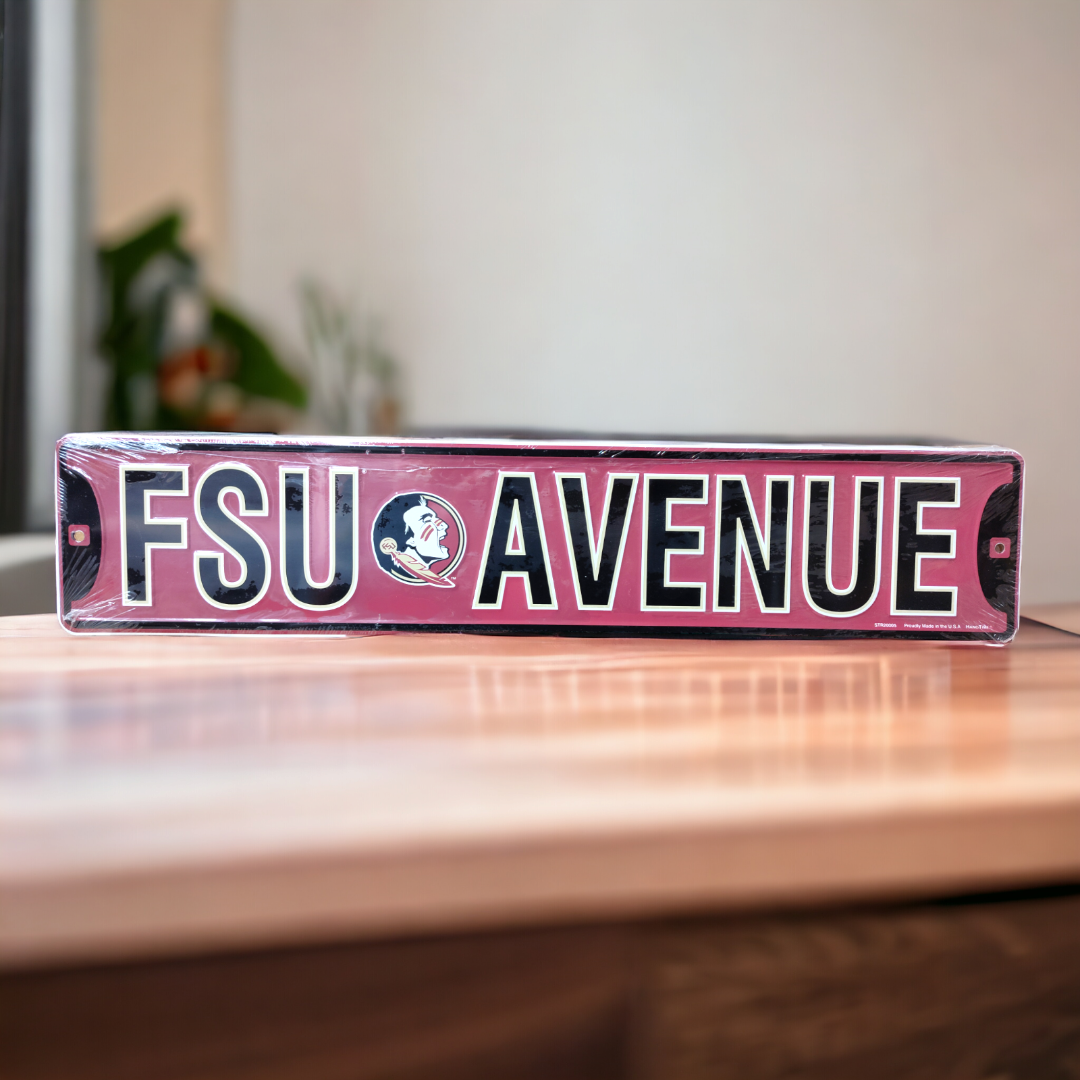 Licensed Florida State University Street Sign / FSU Signs