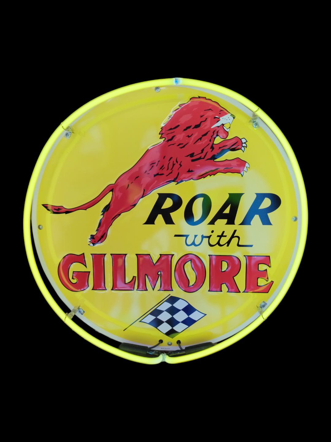 Roar With Gilmore Neon Sign 24" Full Canned