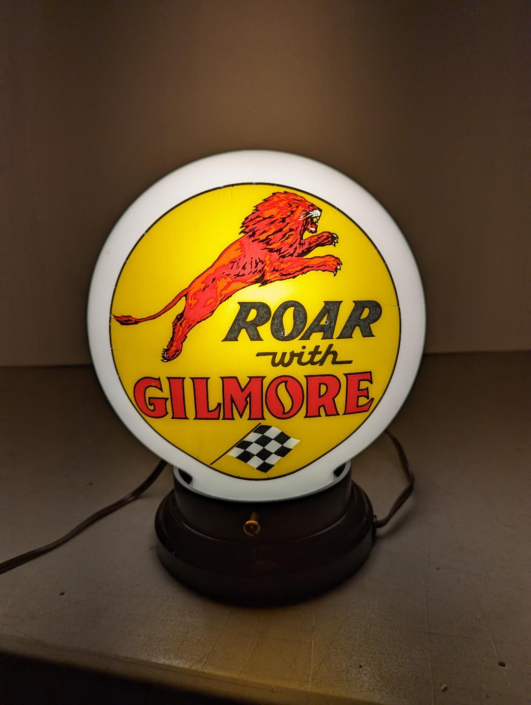 LICENSED ROAR WITH GILMORE /LIGHT UP GLOBE / LIGHT UP GLOBE / GASOLINE ...