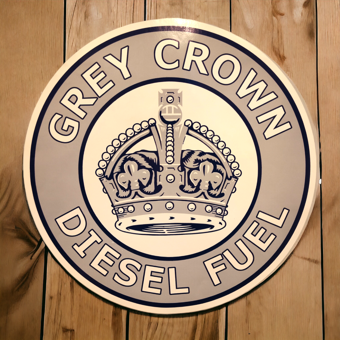 Grey Crown Diesel Decal / Standard Crown Decals