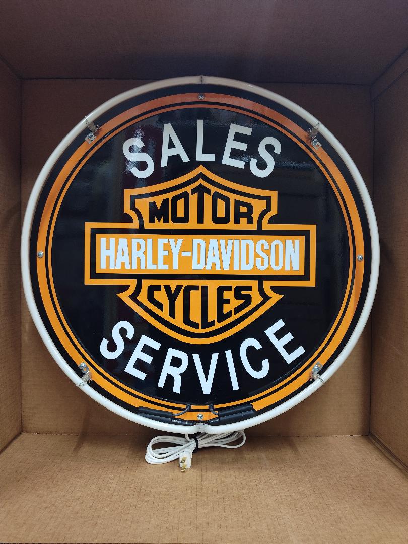 Harley Davidson Neon Sign / Harley Motorcycle Signs