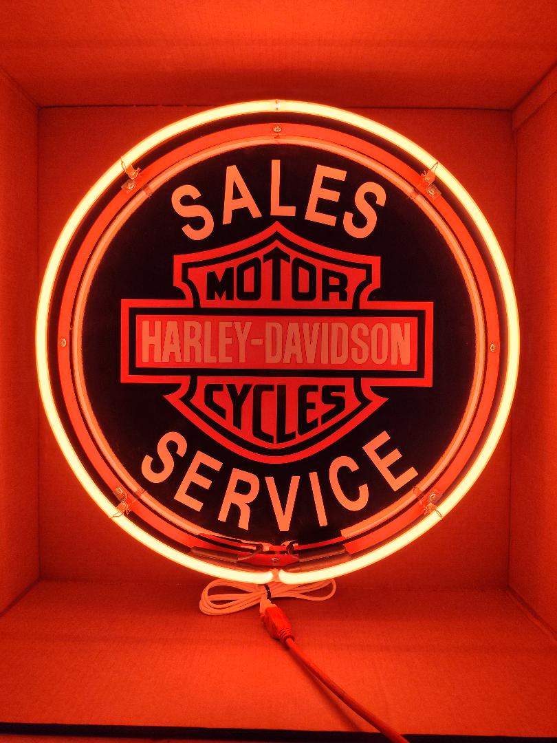 Harley Davidson Neon Sign / Harley Motorcycle Signs